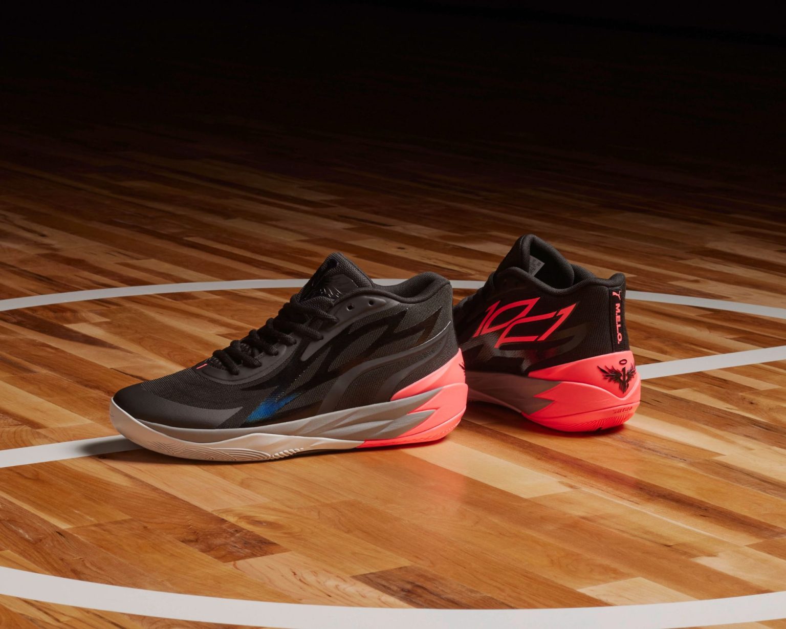 官方新聞 / PUMA MB.02 FLARE 闇黑烈焰新色與 SHIBU CAT 拖鞋 2 月 25 日同步登台 - KENLU.net